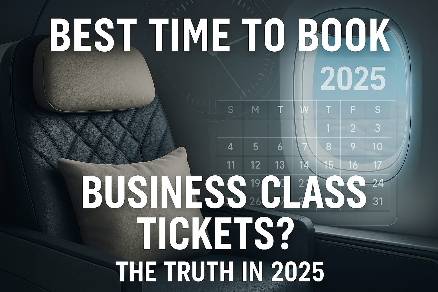 Best Time to Book Business Class Tickets? The Truth in 2025