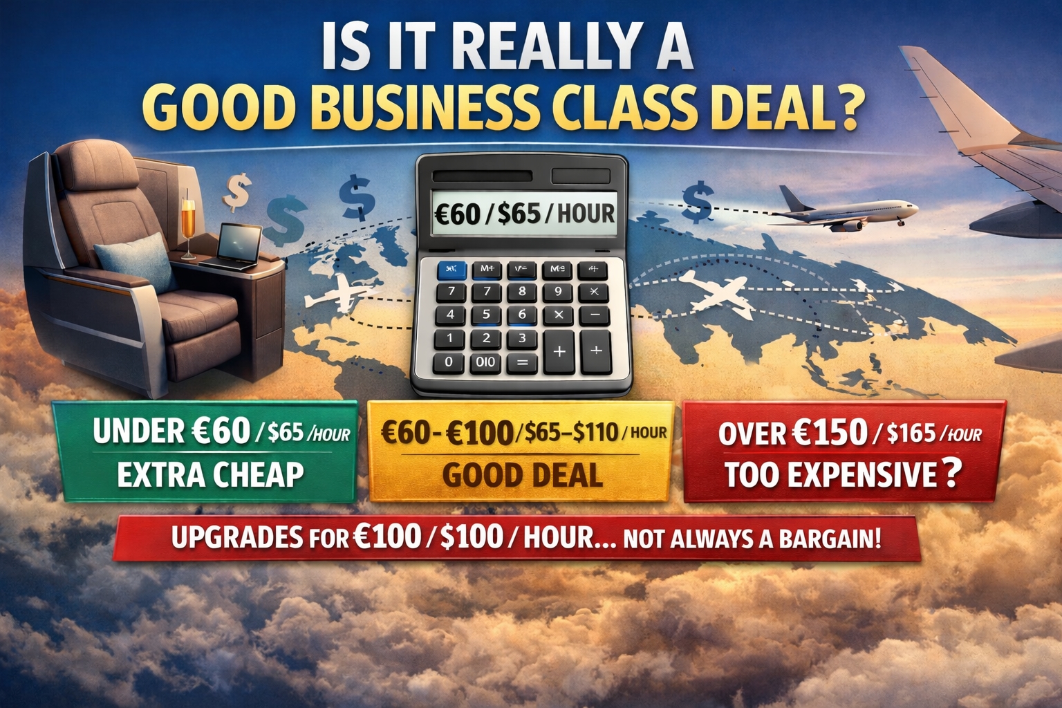 What Is a Good Price for a Business Class Ticket? Real Examples by Cost ...