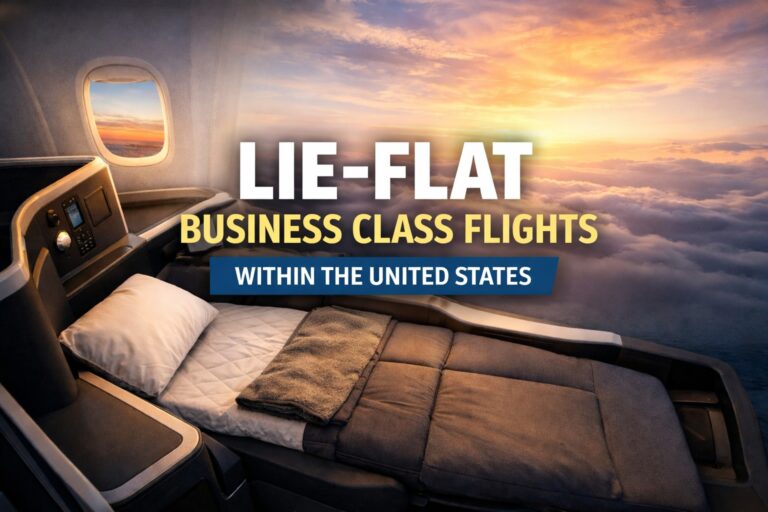 Lie-Flat Seats in Business/First Class on Domestic Flights within the ...