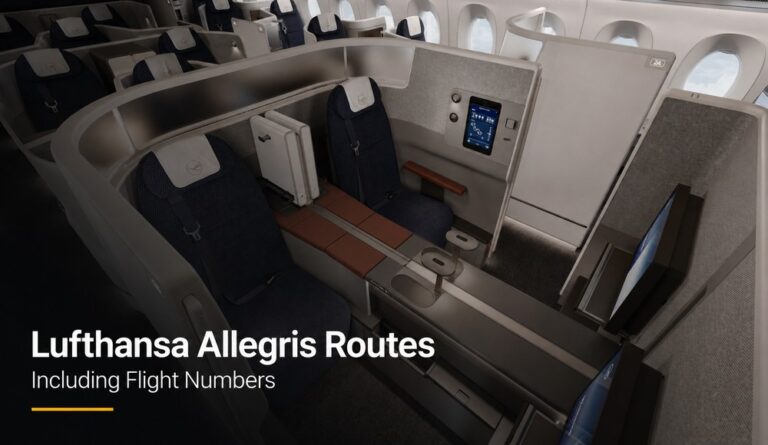 Lufthansa Allegris Guide: All routes and Flight Numbers